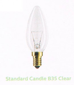 หลอดไฟ Standard Candle B35 Clear รุ่น Philips ชนิดหลอดไส้ (Incandescent ...